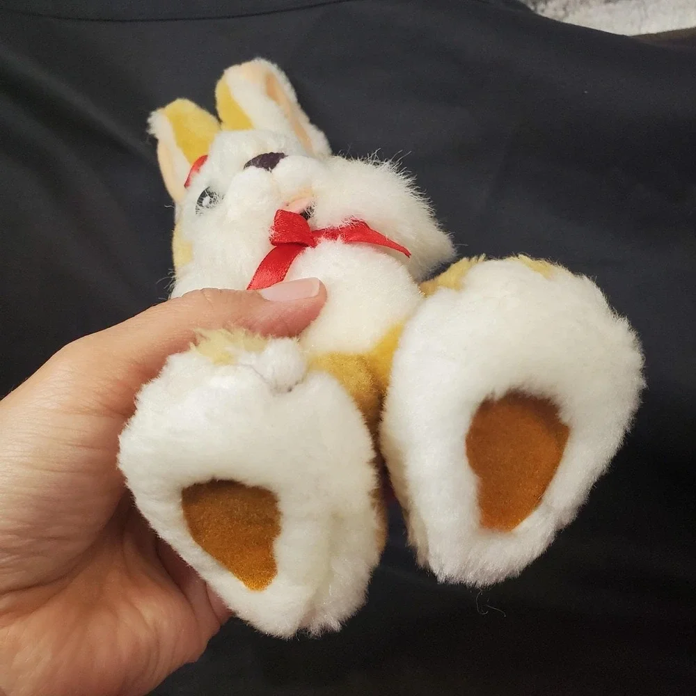 Toys | Vintage Tan Bunny Rabbit Kitschy Russian 9 Stuffed Animal Red ...